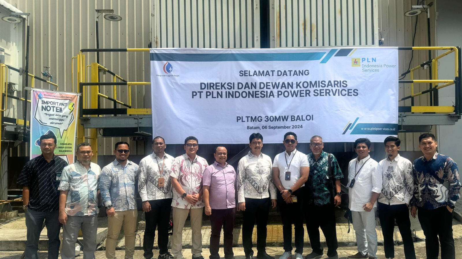 PLN IP Services Melaksanakan Kunjungan ke PLTMG Baloi 30 MW untuk ...